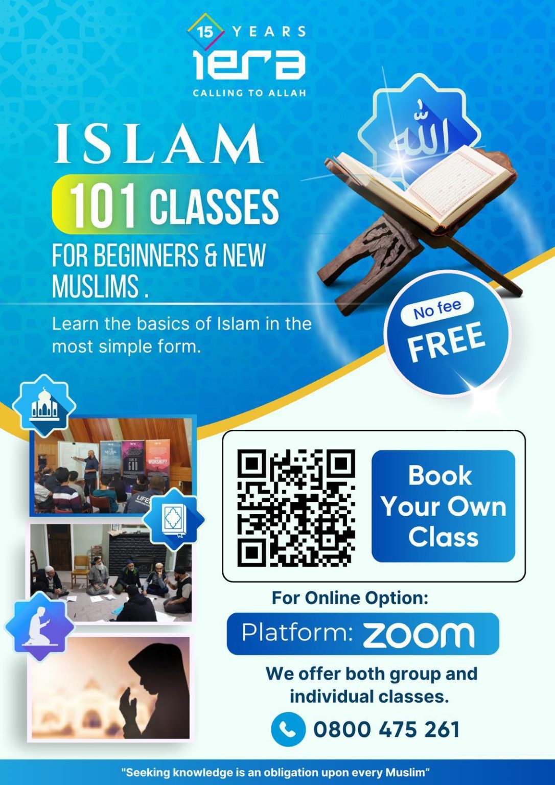 New Muslims Online Classes